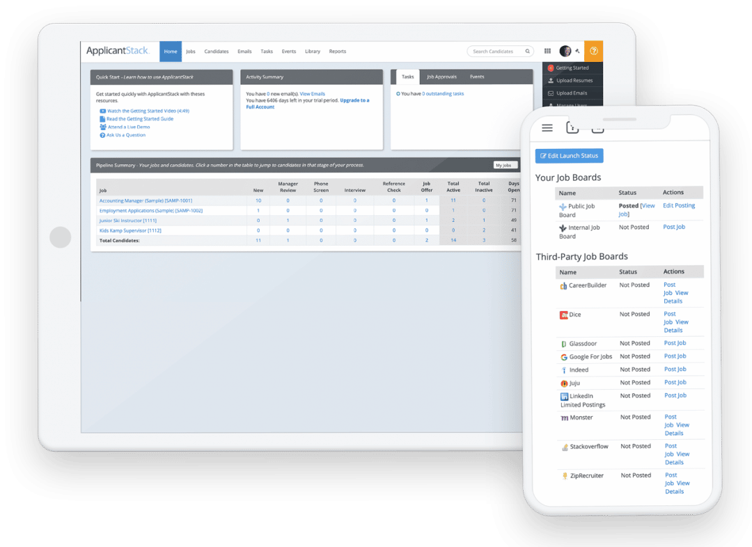 ApplicantStack: the affordable applicant tracking and onboarding system